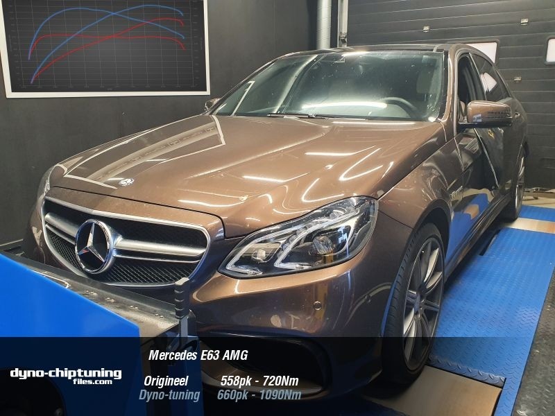 Stage 1 ready for the Mercedes-Benz E63 AMG | Dyno-ChiptuningFiles.com
