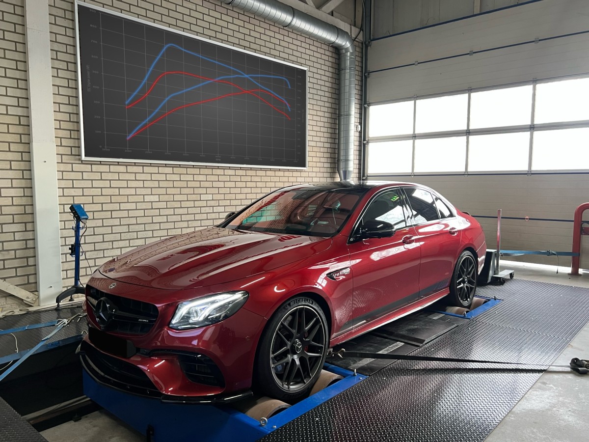 Stage 2 ready for the Mercedes-Benz E63 AMG S | Dyno-ChiptuningFiles.com